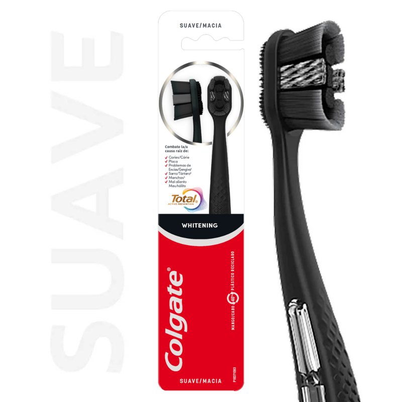 Colgate Cepillo Dental Total Whitening Restore Black